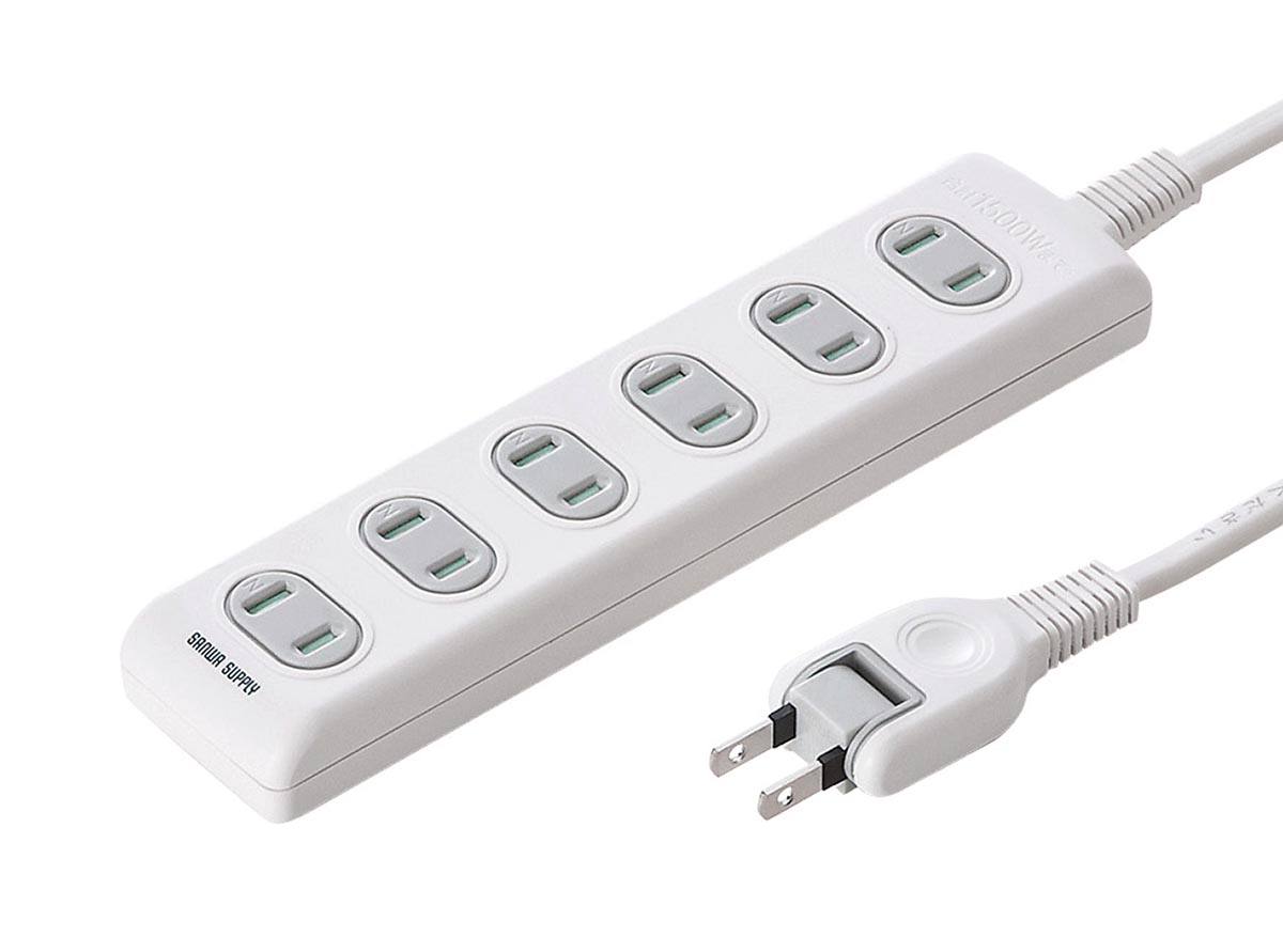OAタップ（6個口・3m） TAP－TSH63N｜必要な商品を今すぐ検索！「教員用・研究用の理科学機器」検索サイト”りかなび”